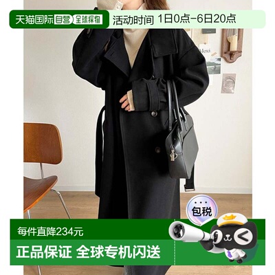 日本直邮Classical Elf 长款针织莫斯塔尔立领长外套 [C04519EW06