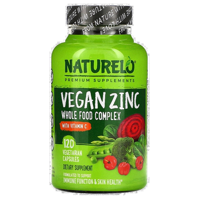 香港直发Naturelo含维生素C全素锌胶囊全素膳食营养物质120粒女性