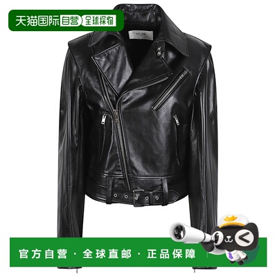 1h可退 香港直邮潮奢 Celine 思琳 女士 CELINE CAPSULE 黑色夹克