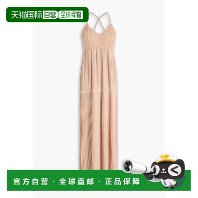 香港直邮JOSEPH 约瑟夫 女士 Amicie 褶裥针织拼接梭织长款连衣裙