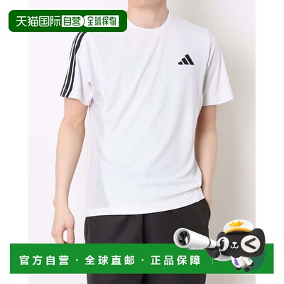 日本直邮adidas 男士 短袖功能T恤 M TRN 背后标志 短袖T恤 KM210