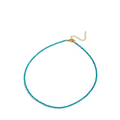 【美国奥莱】直发 savvy cie jewels 蓝色绿松石石头脖子。 绿色