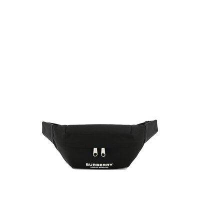 BURBERRY 男士腰包 8049095 AW2024 黑色 Sonny Puppet