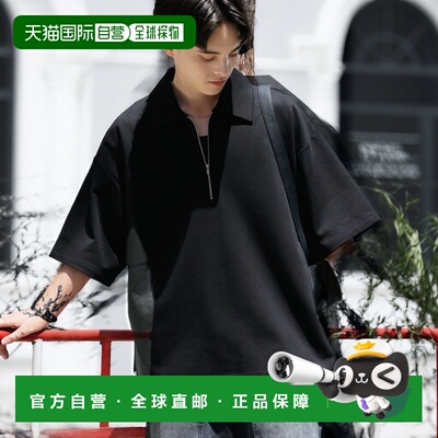 1h可退 日本直邮SENSE OF PLACE 男士哈弗拉链短袖T恤 AAA511A122