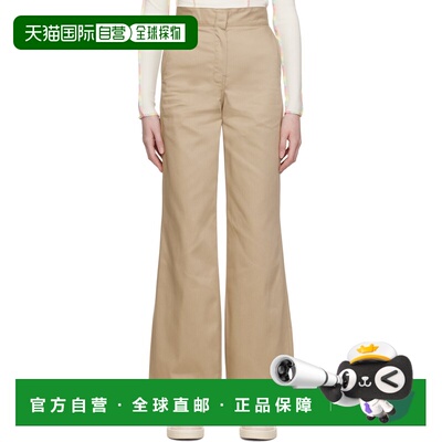 1h可退 香港直邮Palm Angels 棕榈天使 女士 米色 Reversed Waist