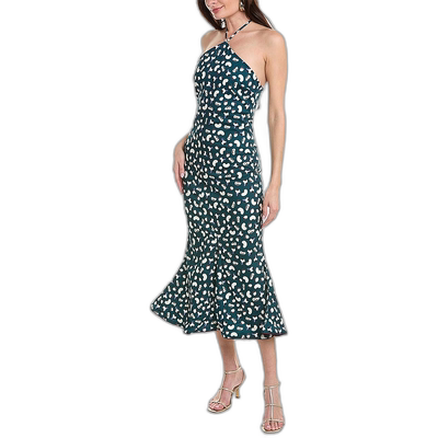 自营 agua benditaBlessed Water And Harvest 中长连衣裙 - 蓝色