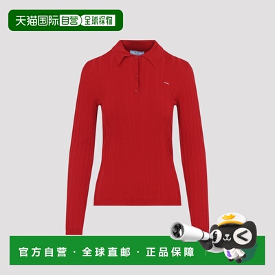1h可退 欧洲直邮PRADA 女士衬衫 P24F3ISOOO17WKF0011 AW2026 红