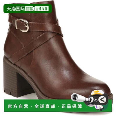 自营Naturalizer Madalynn Boots Women's Cinnamon Faux Leather