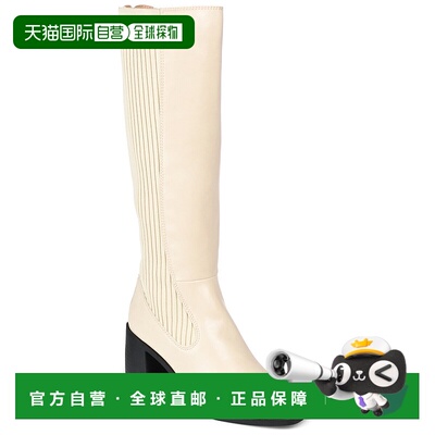 自营 Journee Collection 女式 Tru 舒适泡沫宽小牛皮 Winny 靴子
