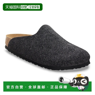 日本直邮Birkenstock Amsterdam 舒适时尚包头拖鞋 男女同款 黑灰
