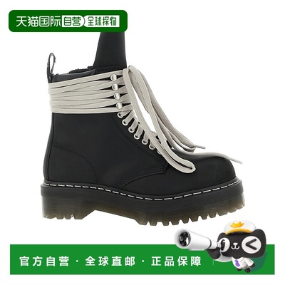 香港直邮Rick Owens 圆头短筒靴 DW02E68139001短靴厚底鞋