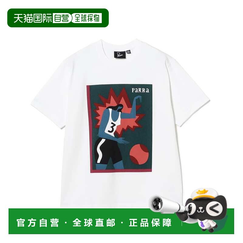 1h可退 日本直邮by Parra 男士 厚实纯棉印花T恤 75081462007