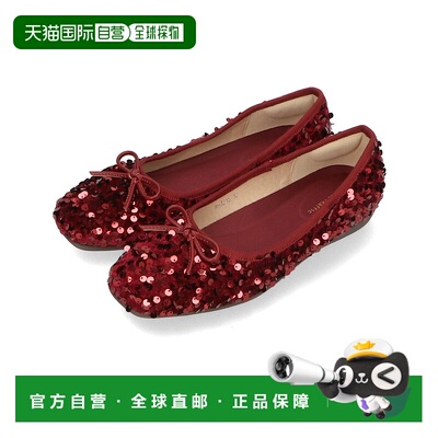 1h可退 日本直邮ORiental TRaffic 女士2024秋冬款亮片方头芭蕾舞