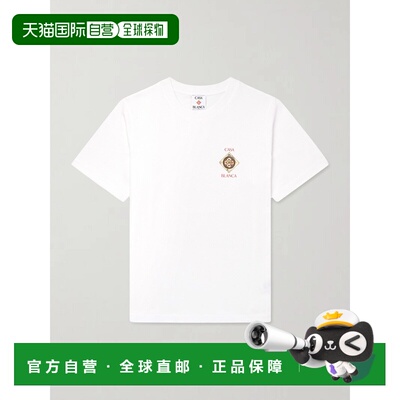 1h可退 香港直邮Casablanca 男士 Plafond Orne De Musique 印花T