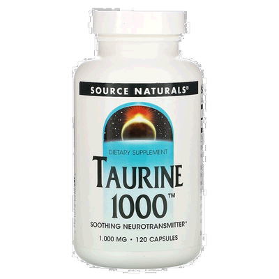 香港直发Source naturals源美牛磺酸胶囊维持机体循环运作120粒