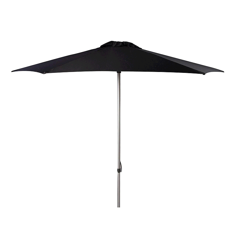 自营 safavieh抗紫外线 Hurst 9 Ft Easy Glide 市场伞 - 黑色 美