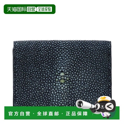 1h可退 日本直邮Barca 男装 鳐鱼皮 卡包 星斑纹理 皮革风格 pmo-