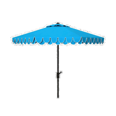 自营 safaviehElegant Valance 9Ft 自动倾斜伞 - 太平洋蓝 美国