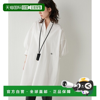 日本直邮Whim Gazette 女装 宽松刺绣衬衫 宽版廓形半透明设计 WG