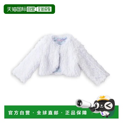 1h可退 日本直邮Catherine Cottage女士儿童蓬松假毛短款披肩 高