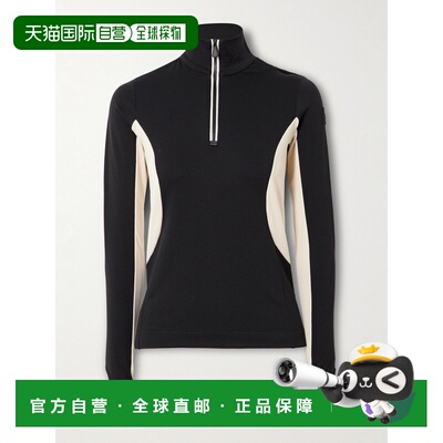 1h可退 moncler 盟可睐 女士 拼色弹性针织打底上衣 0988针织衫