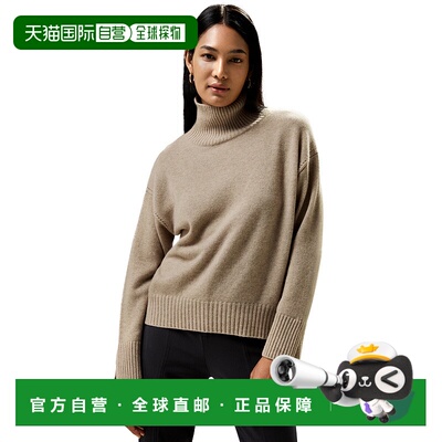 自营lilysilkTurtleneck Relaxed-Fit Cashmere Sweater for Wome