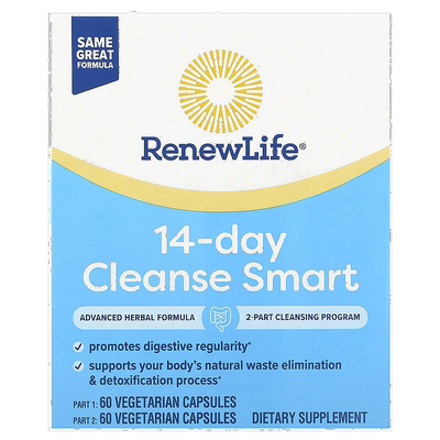 香港直发ReNew Life全身清体套装素食胶囊肠道健康120粒