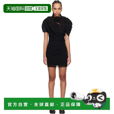 1h可退 香港直邮潮奢 Jacquemus 女士 黑色 The Castagna 连衣裙