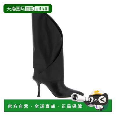 香港直邮BALMAIN 女士靴子 FN1TA144LVIT0PA AW2025黑色 高跟女靴
