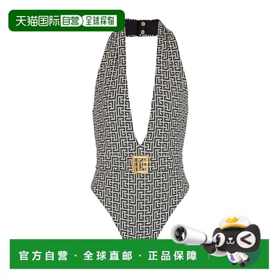 香港直邮BALMAIN 女士围巾 BKBU12200104 SS2025 花色 Labyrinth