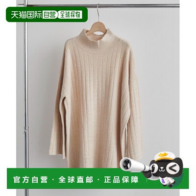 1h可退 日本直邮DOUX ARCHIVES 女装 宽罗纹高领针织连衣裙 女士