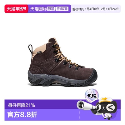 日本直邮日潮 keen女款PYRENEES 耐磨高帮登山徒步鞋防水透气防滑