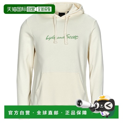 欧洲直邮Lyle & Scott  EMBROIDERED LOGO HOODIE 男士服装卫衣 M