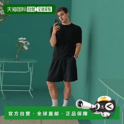 香港直邮FENDI 男士T恤 FZX051AUW0F0QA1 SS2026黑色 男装