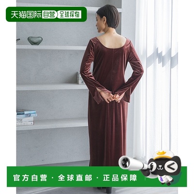 1h可退 日本直邮apart by lowrys 女士2WAY天鹅绒长款连衣裙 2520