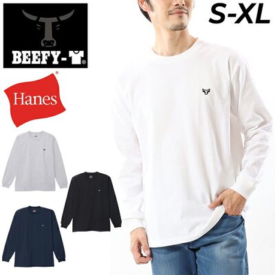 日本直邮Hanes BEEFY-T Plain Pack 长T 男装休闲衬衫 H8-X401