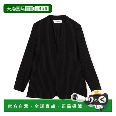 1h可退 日本直邮EDITION 女士麻质弹力无领短外套 34075107022