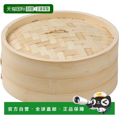【日本直邮】珍珠金属 21cm竹制中式蒸笼 HC-661