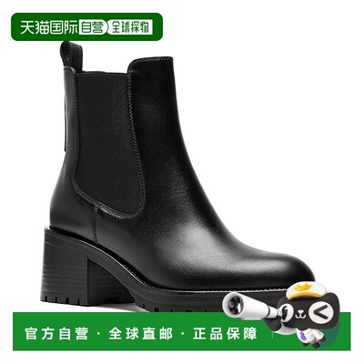 自营La Canadienne波浪皮靴-黑色 美国奥莱直发女靴切尔西靴