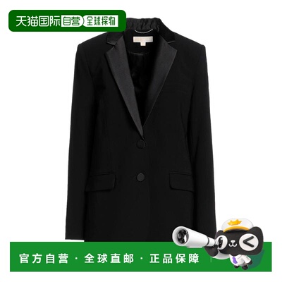 香港直邮Michael Kors 迈克高仕 女士 西装外套 black黑色 舒适时