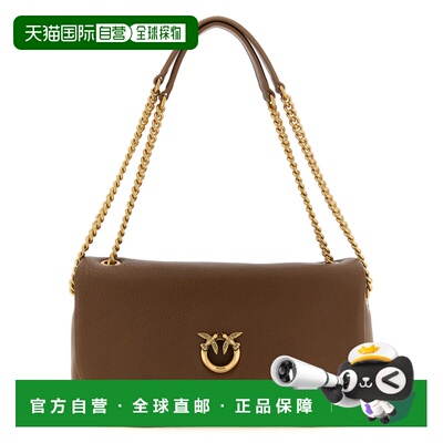 香港直邮PINKO 女士单肩包 107022A3CXM37Q AW2026 棕色 love bir