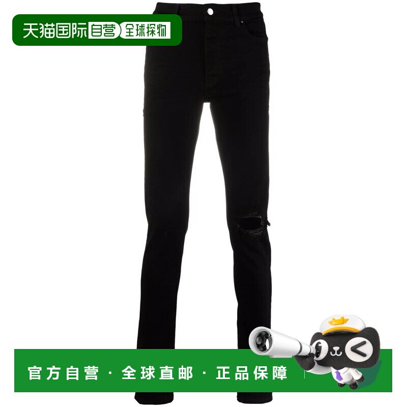 香港直邮AMIRI 男士牛仔裤 MD004001 AW2023 黑色 Distressed loo