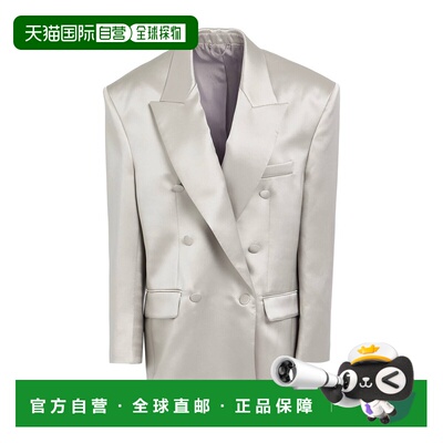 1h可退 香港直邮潮奢 magda butrym 女士 西装外套 grey灰色 舒适