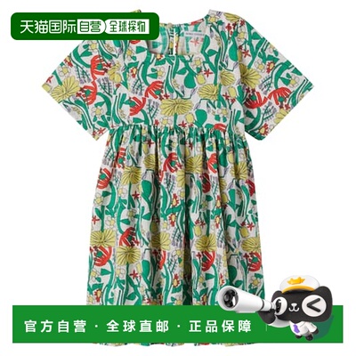1h可退 香港直邮bobo choses 女童 Herbalist 彩色花朵棉质连衣裙