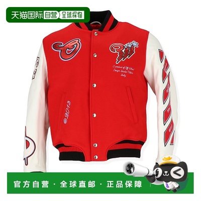 自营off-whiteOff White Mens Red/White Jacket - red/white 美