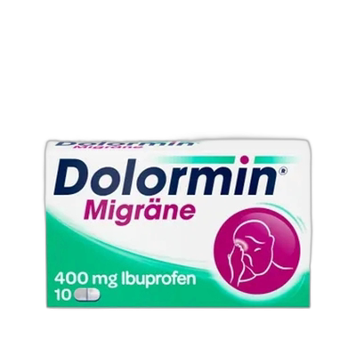 欧洲直邮Dolormin布洛芬片缓解头痛牙痛痛经不适10片