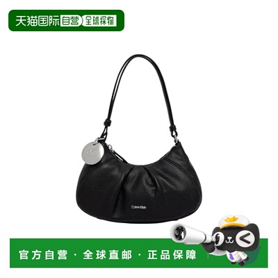 香港直邮CALVIN KLEIN 女士单肩包 LV04F3554GUB1 AW2026 黑色