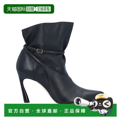 1h可退 香港直邮Jimmy Choo 周仰杰 女士 脚踝靴 black黑色 舒适