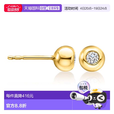 自营RS Pure by Ross-Simons Bezel-Set Lab-Grown Diamond Bubbl