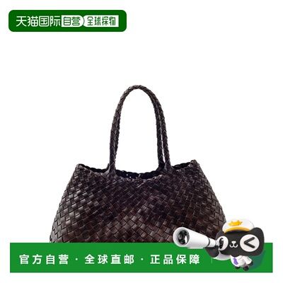 1h可退 香港直邮DRAGON DIFFUSION 女士 'Santa Croce' 棕色带Log